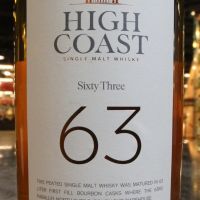 High Coast 63 Peated Single Malt Whisky 瑞典高岸 63高緯度紀念酒 重泥煤 (700ml 63% ...