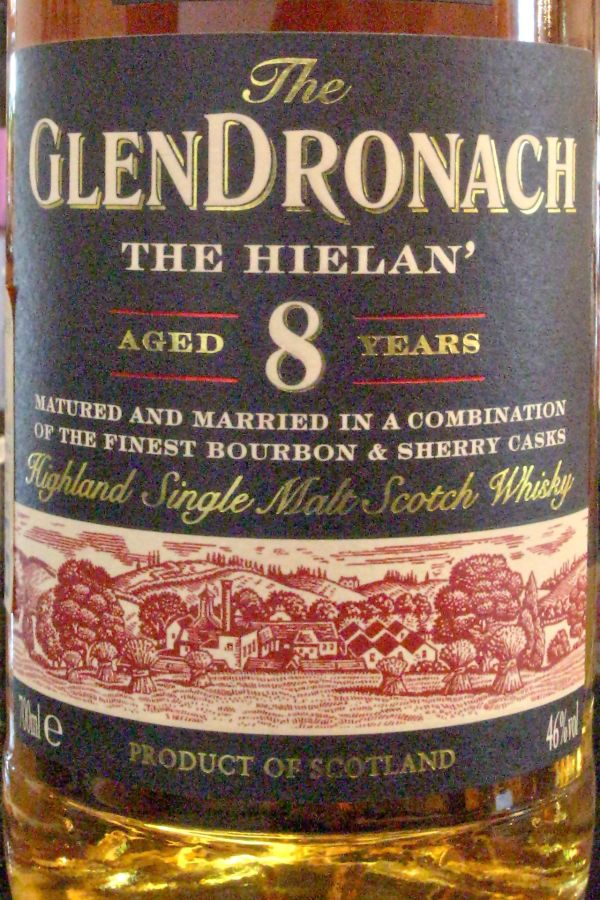 GLENDRONACH THE HIELAN' 8 years 格蘭多納 8年 雙桶 (700ml 46%) - ~ Kuva Whisky ...