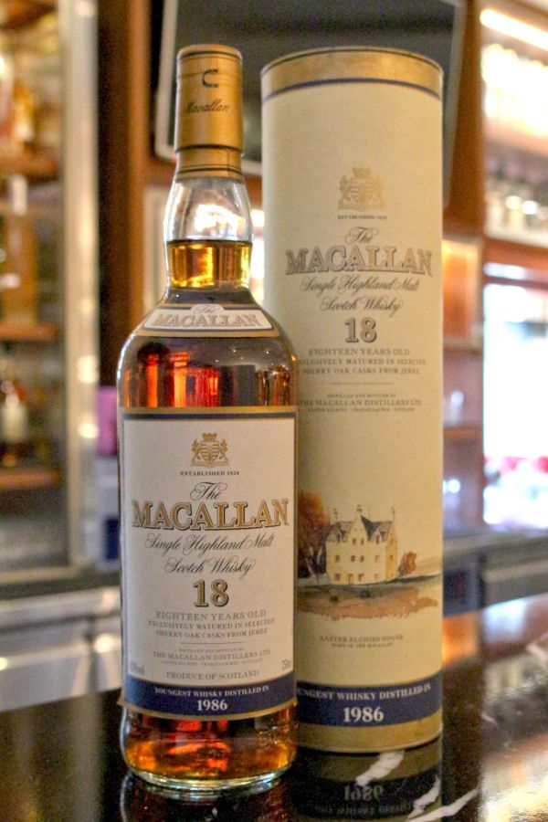 MACALLAN 18 years 1986 麥卡倫 18年 1986 絕版美品 (750ml 43%) - ~ Kuva Whisky 古華酒藏
