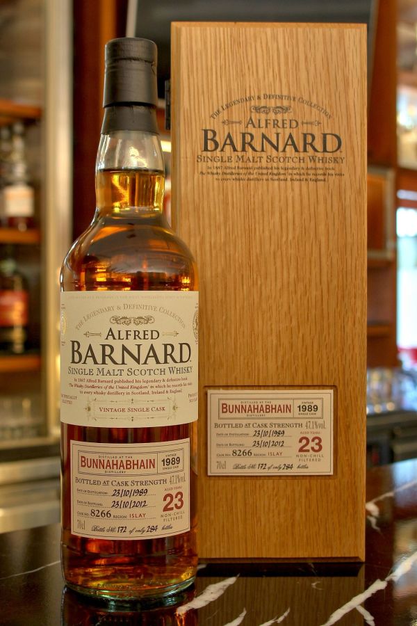 ALFRED BARNARD Bunnahabhain 1989 23 years Single Cask 布納哈本 1989 23年 單桶原 ...
