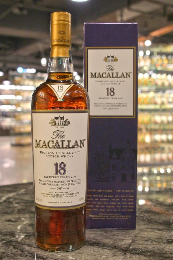 (現貨) MACALLAN 18 years 2017 Release 麥卡倫 18年 2017版 (700ml 43%) - ~ Kuva ...