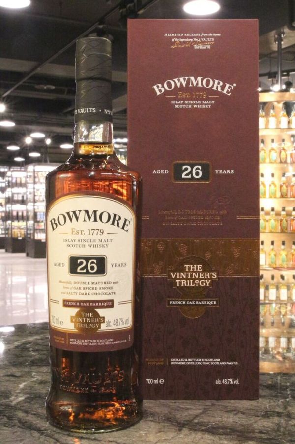 (現貨) Bowmore 26 Years Wine Cask - Vintner’s Trilogy 波摩 26年 紅酒桶 酒莊三部曲之二 ...