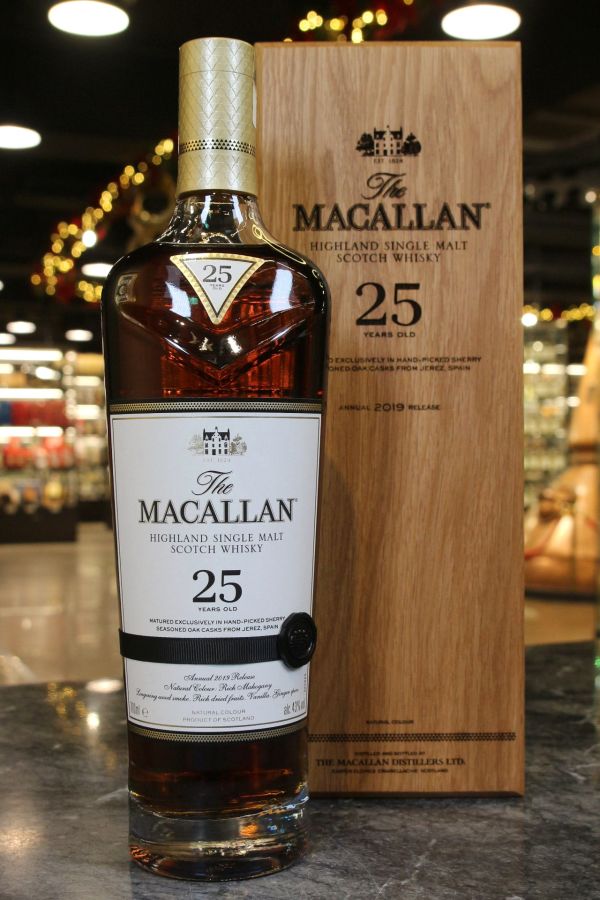 (現貨) Macallan 25 Years 2019 Release 麥卡倫 25年 2019版 (700ml 43%) - ~ Kuva ...