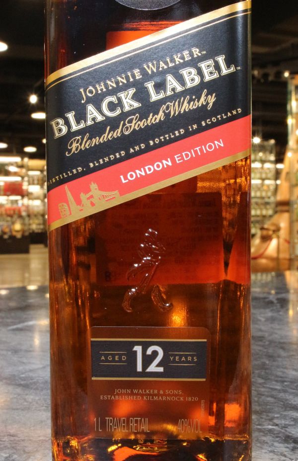 Johnnie Walker Black Label 12 Years London Limited Edition 約翰走路黑牌12年 倫敦 ...